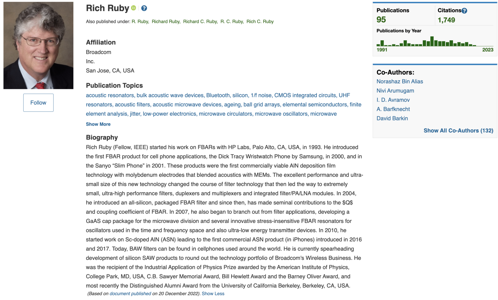 薄膜体声学滤波器FBAR的由来 – Around Physics 物理边界