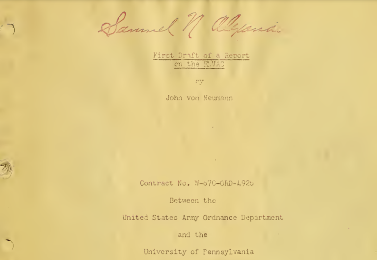 冯诺依曼结构：现代计算机的灵魂 – Around Physics 物理边界